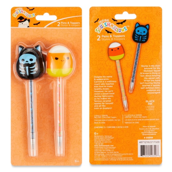 Squishmallows | Other | New Set Of 4 Halloween Squishmallow Pens With ...